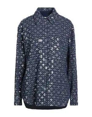 OTTOD'AME Denim Outerwear With Sequins - Blue