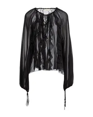 Blumarine Ruched Crepe Top