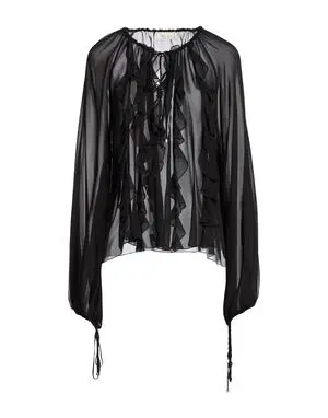 Blumarine Ruched Crepe Top