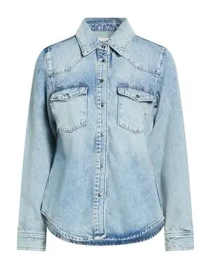 FRAME Fitted Heritage Denim Shirt - Blue
