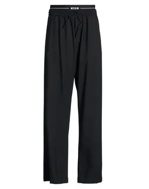 MSGM Straight-leg Virgin Wool-blend Pants