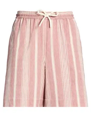 CIRCOLO 1901 Cotton And Elastane Striped Piqué Shorts