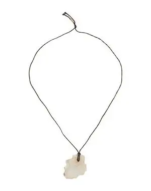 ALYSI Ivory Quartz Pendant Necklace - White