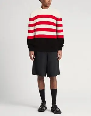 MSGM Striped Cotton Sweater - Beige