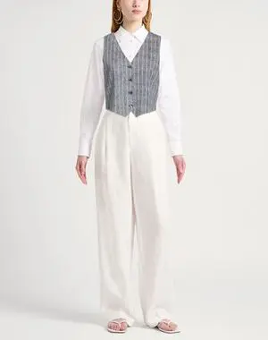 CIRCOLO 1901 Tailored Cotton-elastane Vest - Blue