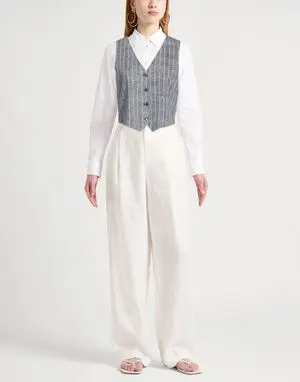CIRCOLO 1901 Tailored Cotton-elastane Vest - Blue