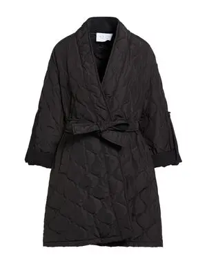KAOS Padded Belted Coat - Black