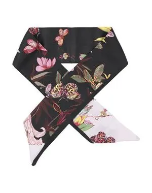 SHIRTAPORTER Floral-print Twill Hairband - Black