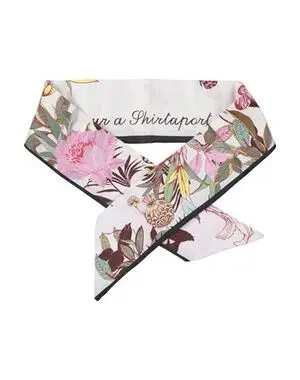 SHIRTAPORTER Floral-print Twill Hairband - Light Pink