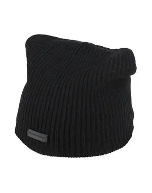 Emporio Armani Knitted Beanie - Black