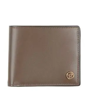 Versace Wallet Khaki Calfskin - Beige