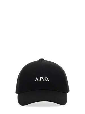 A.p.c. Charlie' Baseball Cap - Black