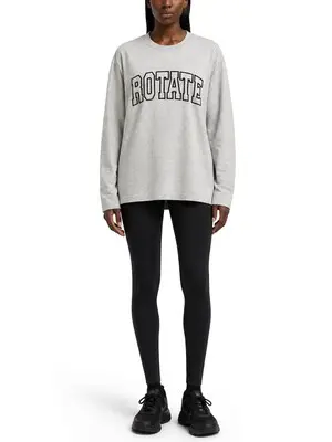 ROTATE BY BIRGER CHRISTENSEN Logo T-shirt - Grey