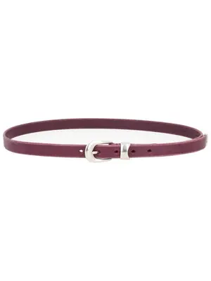 Our Legacy Leather Belt - Bordeaux
