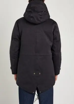 TEN C Quilted Hooded Parka Coat