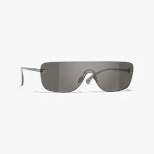 Chanel Shield Sunglasses - Ruthenium