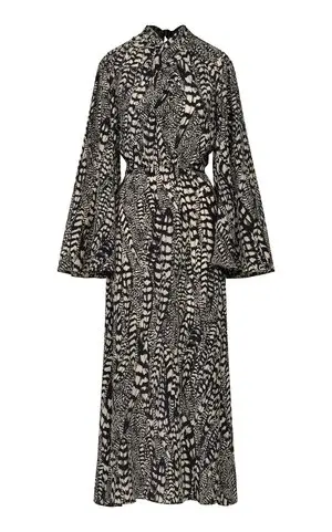 Johanna Ortiz Printed Silk Maxi Dress - Multi