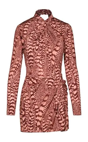 Johanna Ortiz Softly Unbound Ruched Mini Dress