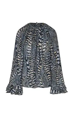 Johanna Ortiz La Bohemia Silk Top - Print