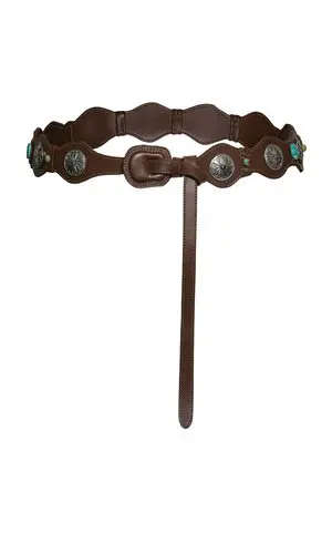 Johanna Ortiz Gaucho Honor Leather Belt - Brown