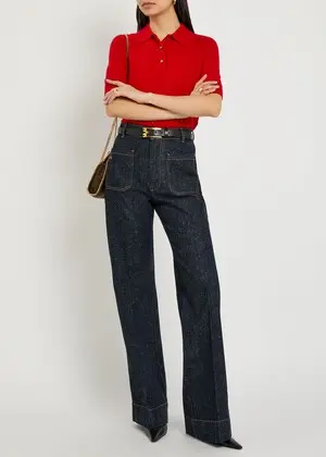 Victoria Beckham Alina Flared-leg Jeans