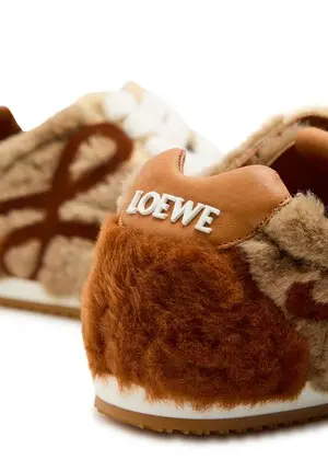 Loewe Ballet Runner 2.0 Panelled Shearling Sneakers