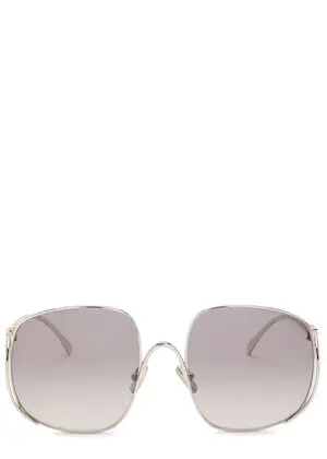 Miu Miu Oversized Square-frame Sunglasses - Silver