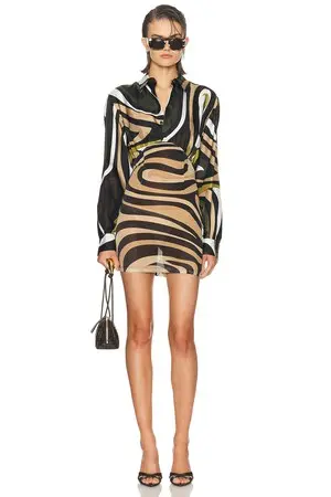 Emilio Pucci Long Sleeve Cocktail Dresses