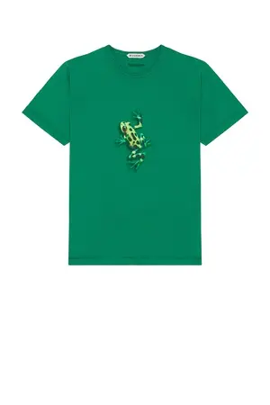 JW Anderson Jumping Frog T-shirt In Green - Emerald