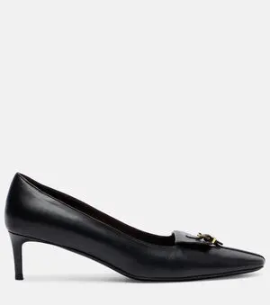 Khaite Celia Leather Pumps