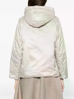 Max Mara The Cube Hooded Puffer Jacket - Neutrals