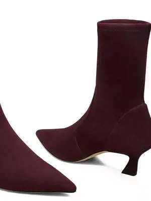 STUART WEITZMAN Vinnie Ankle Boots - Red