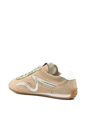 Sandro Light Wave Suede Sneakers