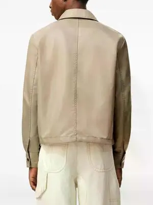 Ami Technical Nylon De Coeur Jacket - Neutrals