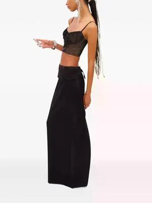 AREA Crystal Embellished Top