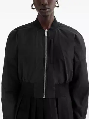 JIL SANDER Padded Zip-up Bomber Jacket