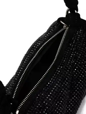 Fiorucci Mella Rhinestone-embellished Mini Bag - Black