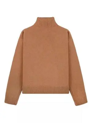 SPORTY & RICH Logo-embroidered Turtleneck Sweater