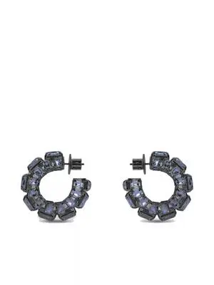 AREA Crystal Hoop Earrings