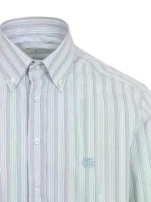 Etro Striped Logo-detail Shirt