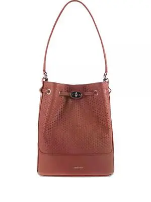 ZANELLATO Monda Perforated Handle Bucket Bag