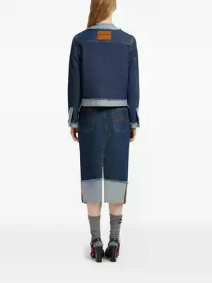 Marni Frayed-detail Denim Jacket