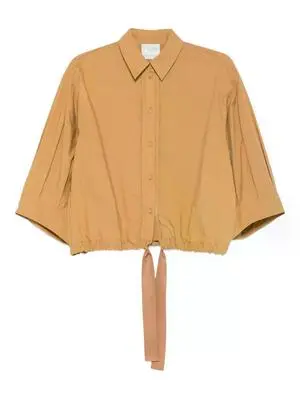 FORTE_FORTE Tie-detail Shirt