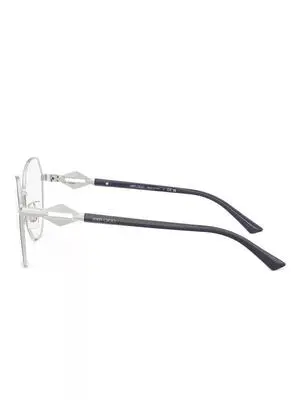 JIMMY CHOO Crystal-embellished Cat-eye Glasses