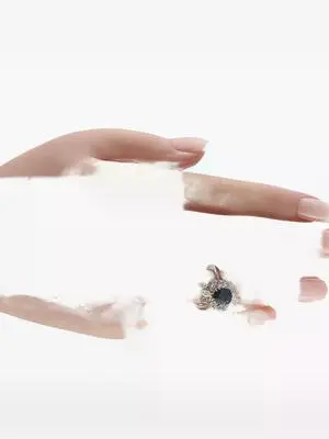 LB EXCLUSIVE Sapphire And Diamond Ring - Silver