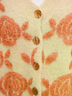 Desigual Floral Buttoned Cardigan