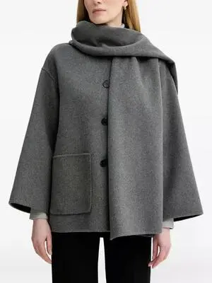 Marc O'polo Button Pocket Coat - Grey