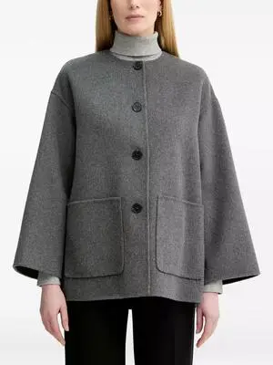Marc O'polo Button Pocket Coat - Grey