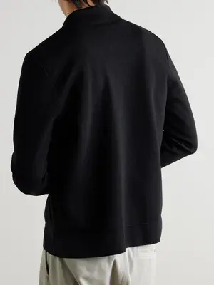 Sunspel Merino Wool Milano Jacket - Black