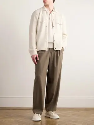 Zegna Terry Overshirt - Neutrals